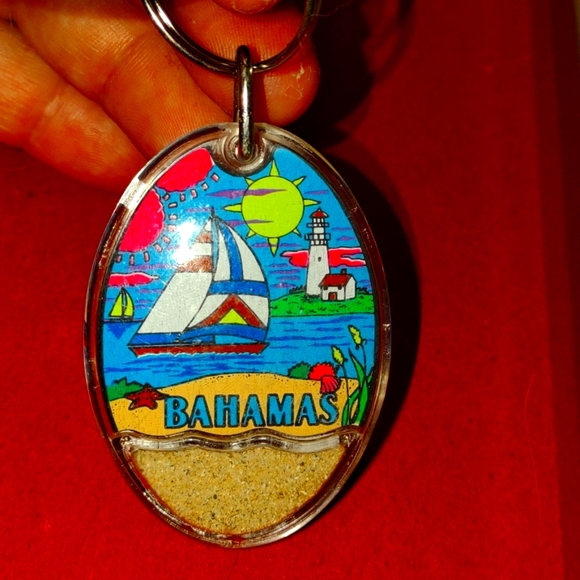Vintage | Accessories | Vintage Bahamas Keychain With Sand Inside From ...